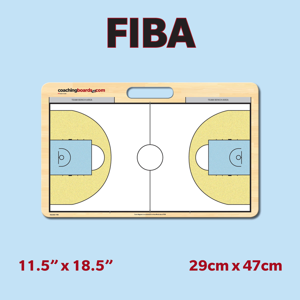Dry Erase Basketball Coaching Boards -Medium | Coaching Boards ...