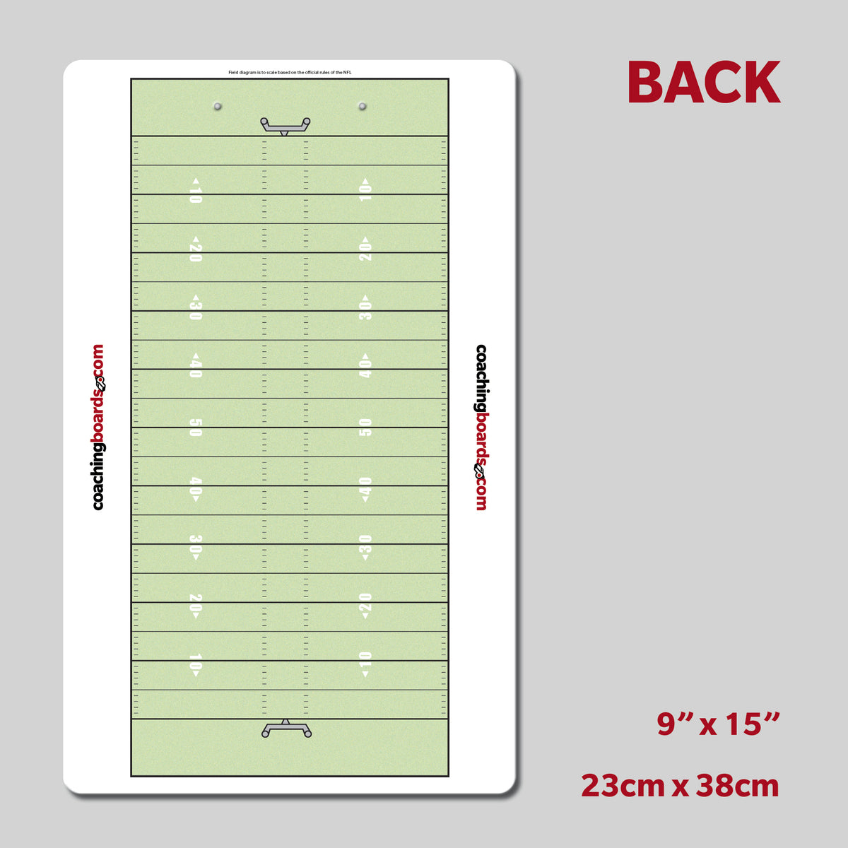 Football (NFL) Dry Erase Clipboard | Coaching Boards – CoachingBoards.com