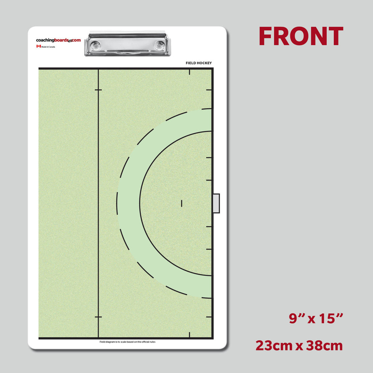 Field Hockey Dry Erase Clipboard | Coaching Boards – CoachingBoards.com