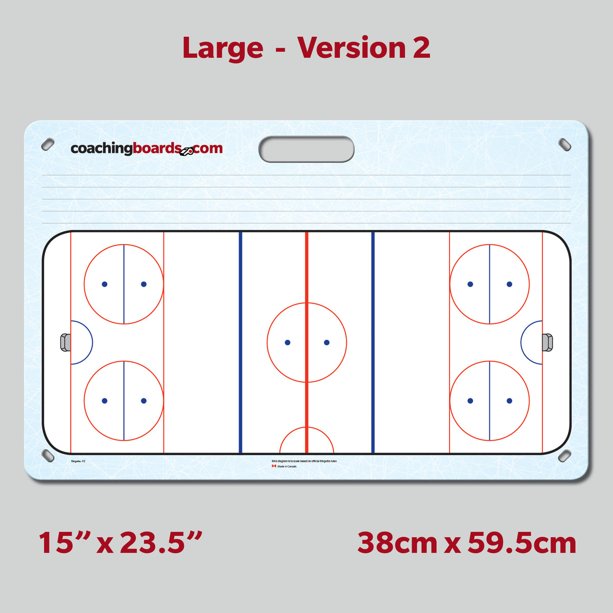 Ringette Dry Erase Coaching Board -Large | Coaching Boards ...