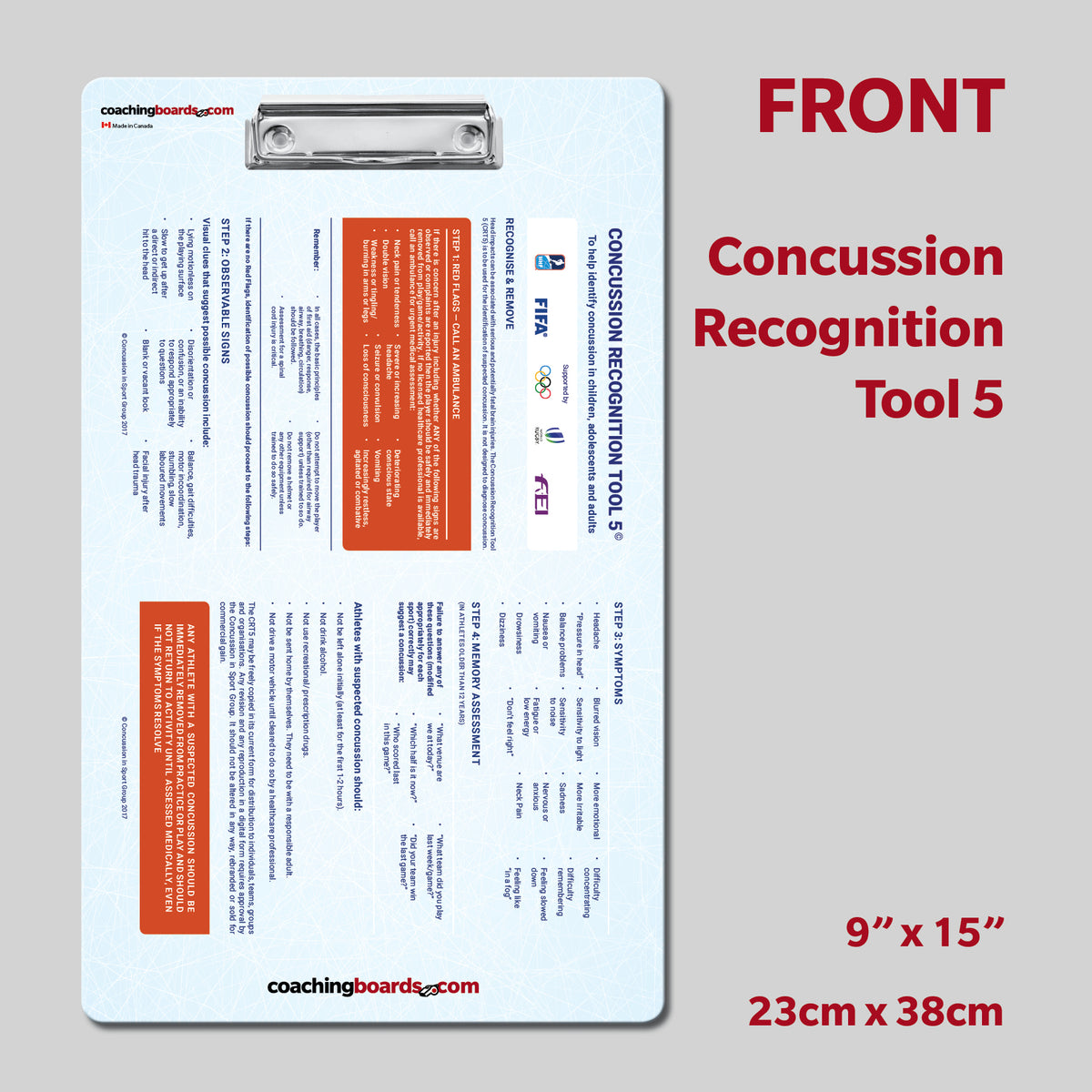 Ringette Concussion Recognition Tool | Coaching Boards – CoachingBoards.com