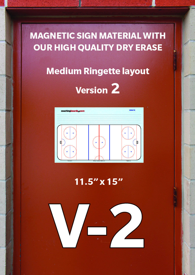 Ringette Coaching Room Door Magnet -Large | Coaching Boards ...